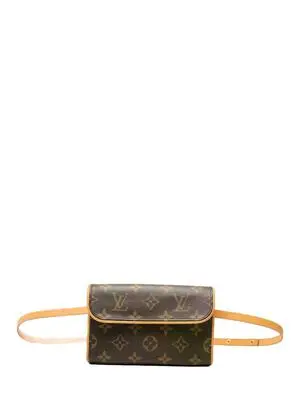 LOUIS VUITTON 2003 Monogram Pochette Florentine Belt Bag - Brown