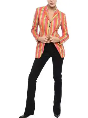 Dsquared2 Striped Cut-out Blazer - Orange