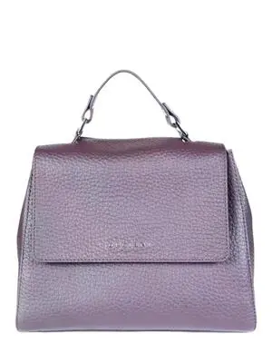 Orciani Sveva Soft Grained Leather Tote Bag - Red