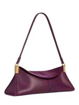 Balmain 64-83 Small Bag In Smooth Leather - Purple