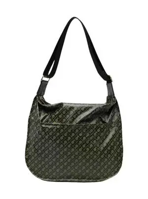 GHERARDINI Monogram Print Shoulder Bag - Green