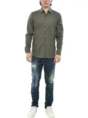 Corneliani Cotton Shirt - Green