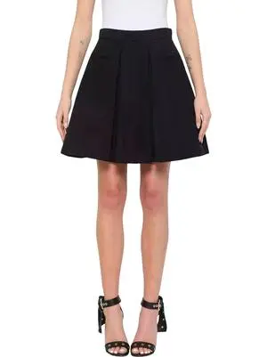Alexander McQueen A-line Pleated Skirt - Black