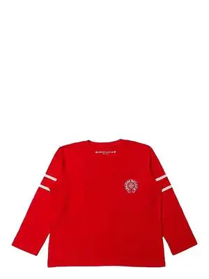Chrome Hearts Roller Skate Horseshoe Long-sleeved T-shirt - Red