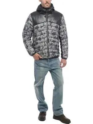 Woolrich Tundra Camouflage Quilted Jacket - Grey