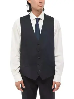 Corneliani Leader Buttoned Waistcoat - Blue