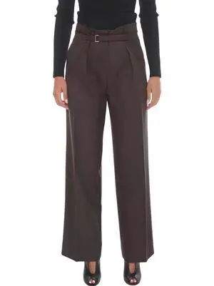 SUPER BLOND SUPER BLOND Pleated Wide-Leg Trousers