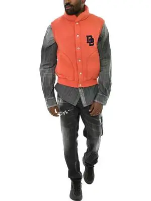 Dsquared2 Snap-button Gilet - Orange