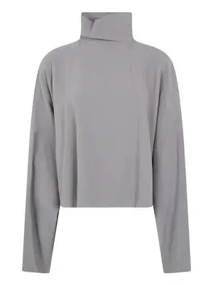 RICK OWENS Rick Owens High-Neck Long-Sleeve Top