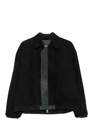 Sacai Reversible Zip-fastening Jacket - Black