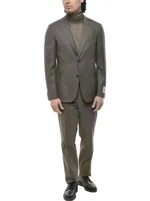 Corneliani Single-breasted Patch-pockets Blazer - Grey