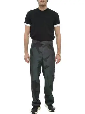 NEIL BARRETT Neil Barrett Camouflage-Print Straight-Leg Trousers