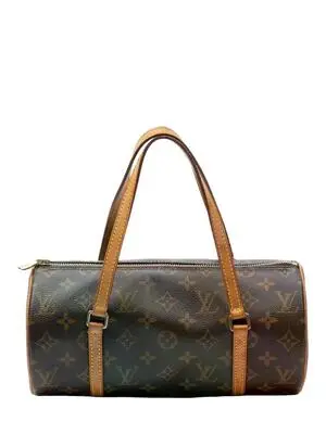 LOUIS VUITTON Monogram Papillon Tote Bag - Brown