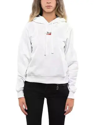 DIESEL® Logo Print Hoodie - White