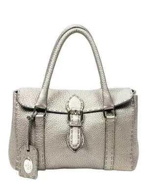 Fendi Mini Linda Handbag - Silver