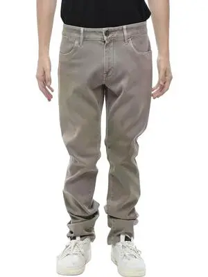 Corneliani Straight Leg Jeans - Neutrals