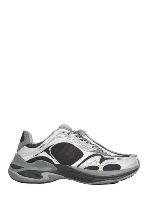 Gucci Panelled Sneakers - Silver