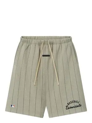 Fear Of God Mlb Pinstriped Fleece Sweat Shorts - Grey