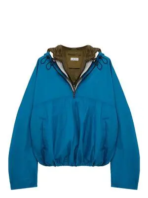 Loewe Anorak Jacket With Double L Embroidery - Blue