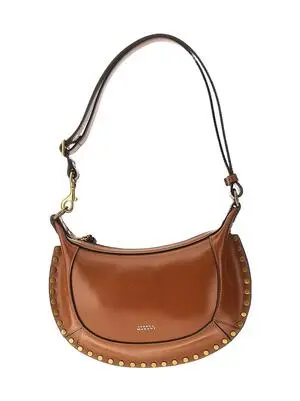 Isabel Marant Étoile Oskan Moon Leather Bag - Brown