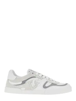 Dolce & Gabbana Portofino Nappa Leather Sneakers - White