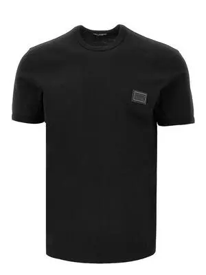DOLCE & GABBANA Logo Plate T-shirt Man