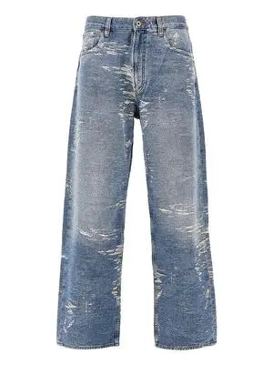 EMPORIO ARMANI EMPORIO ARMANI Five-Pocket Jeans - Vintage Effect Oversized Fit
