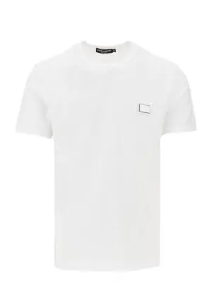 Dolce & Gabbana Logo Plate T-shirt - White