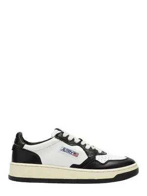 AUTRY Autry Medalist Low-Top Leather Sneakers White