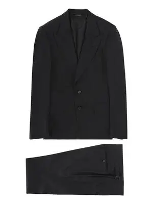 TOM FORD Shelton Grand Overcheck Suit - Black