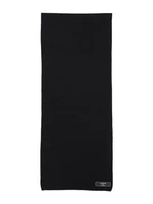 Balmain Merino Wool Scarf - Black