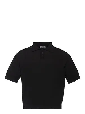 Mcm X We The Best Logo Embroidery Polo - Black