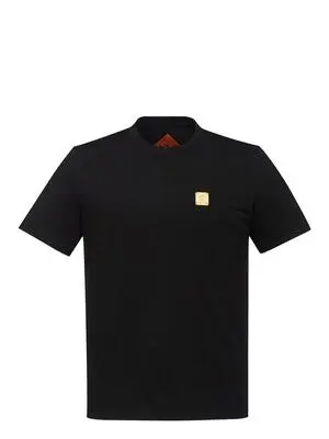 Mcm Logo Plate T-shirt - Black