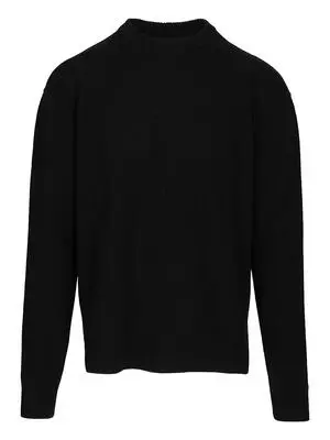 Rick Owens Rick Owens Crew Neck Fitted Sweater Black
