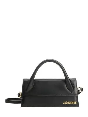 Jacquemus Le Chiquito Long Leather Bag - Black