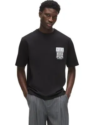 Karl Lagerfeld Exclusive Maison De Karl Pocket T-shirt - Black