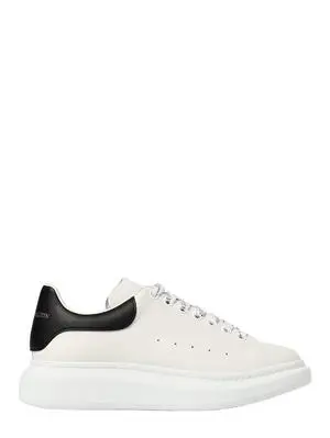 Alexander McQueen Oversize Calf Leather Sneakers - Bianco