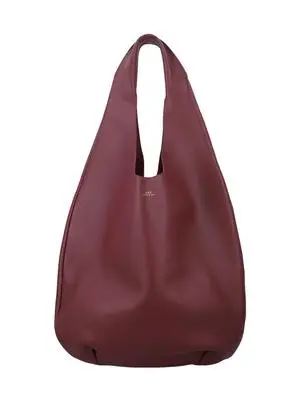A.p.c. Leather Shoulder Bag - Wine
