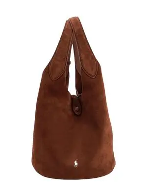 Polo Ralph Lauren Polo Ralph Lauren Suede Shoulder Bag Coffee