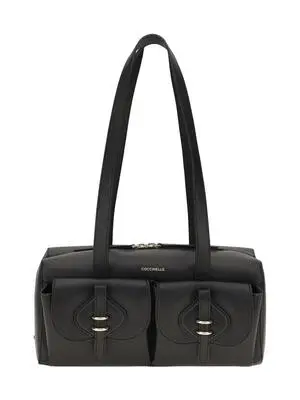 COCCINELLE Leather Shoulder Bag - Black