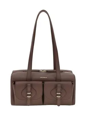COCCINELLE Leather Shoulder Bag - Red