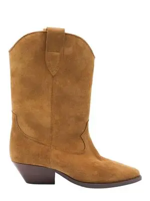 Isabel Marant Étoile Isabel Marant Suede Cowboy Boots Earth