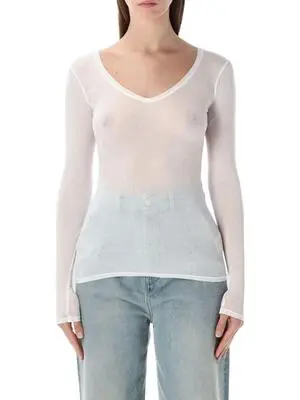 American Vintage Long Sleeve T-shirt - White