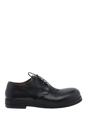 Marsèll Suede Calfskin Derby Shoes - Black