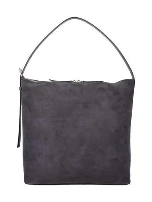A.p.c. Large Vera Suede Shoulder Bag - Grey