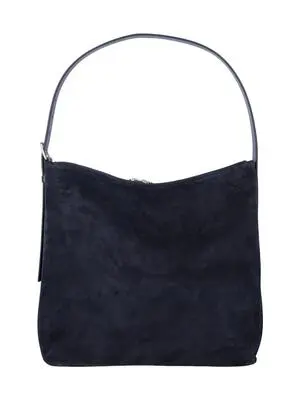 A.p.c. Suede Handbag - Navy
