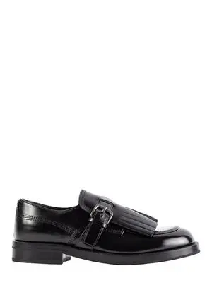 Church's Oxford Shoe With Buckle And Fringe Detailing - Black