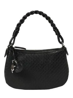 Armani Exchange Textured Shoulder Bag - Black