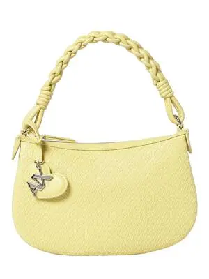 Armani Exchange Textured Shoulder Bag - Yellow
