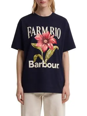 Barbour Graphic Print T-shirt - Blue